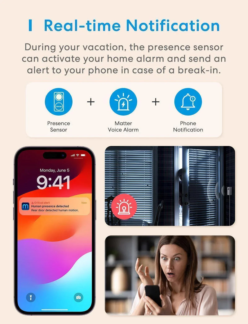 Meross Matter Smart Presence Sensor, MS600 – Meross Official Store