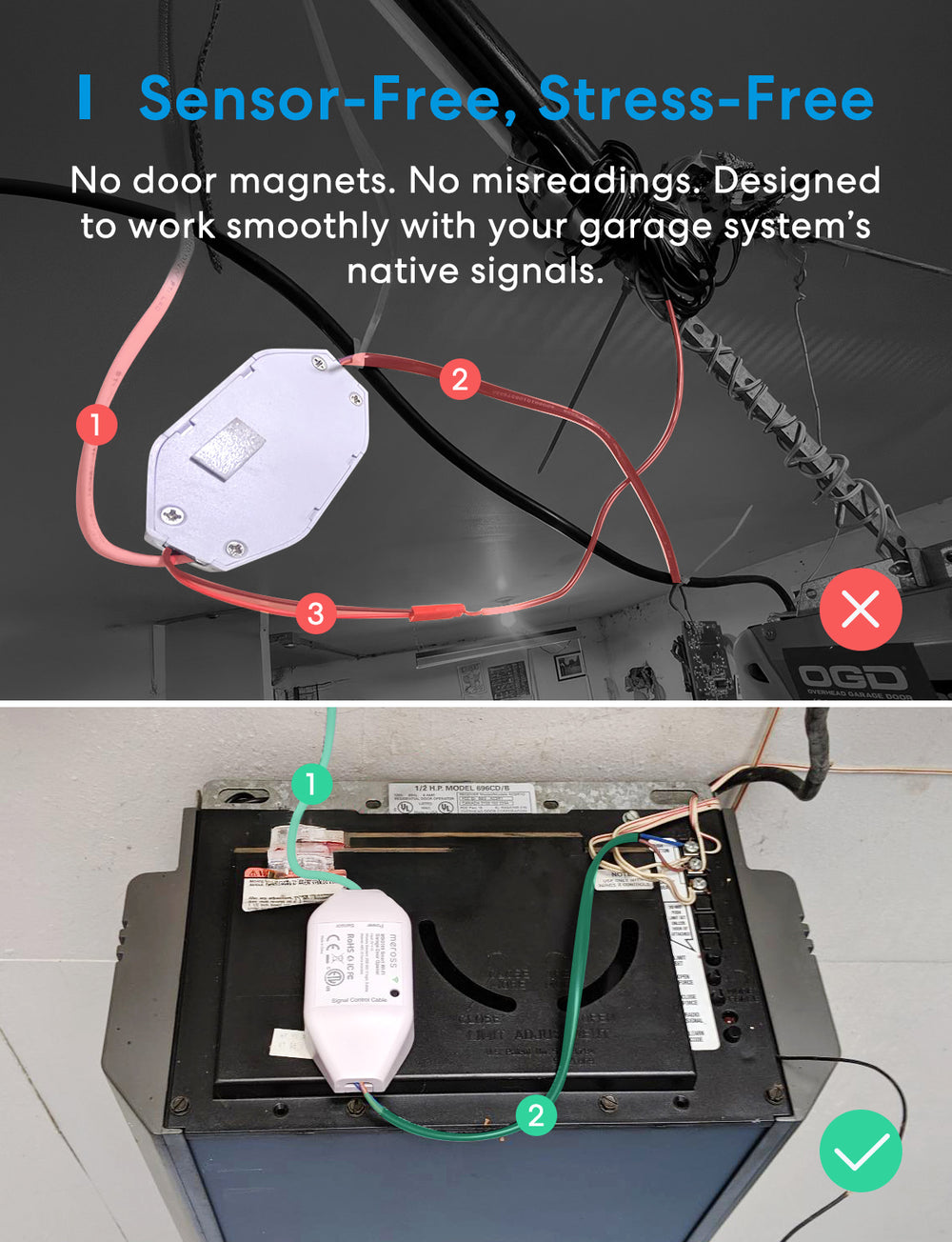 Meross Smart Garage Door Opener, MSG150 – Meross Official Store