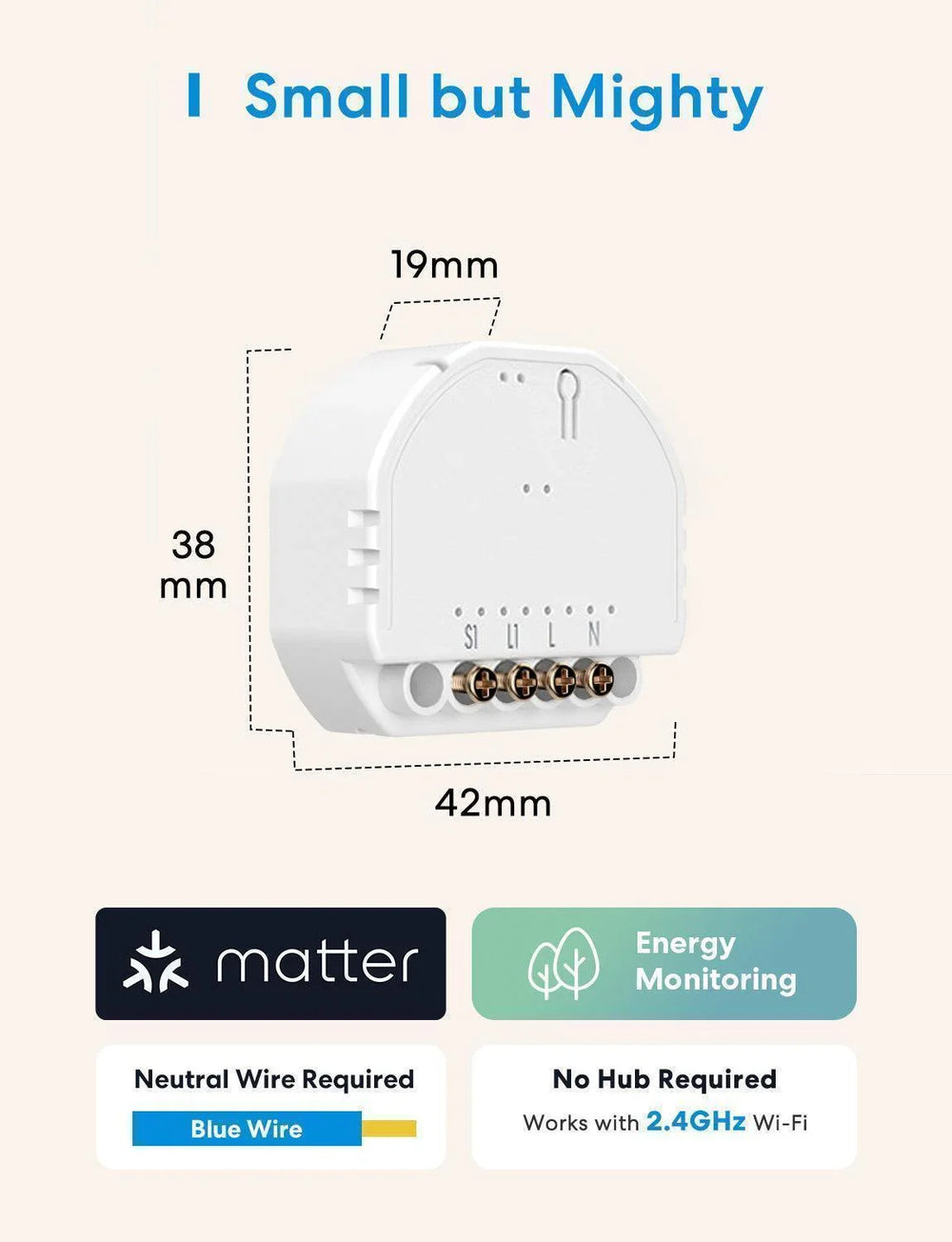 Meross Matter Smart in-Wall Switch, MSS815MA – Meross Official Store